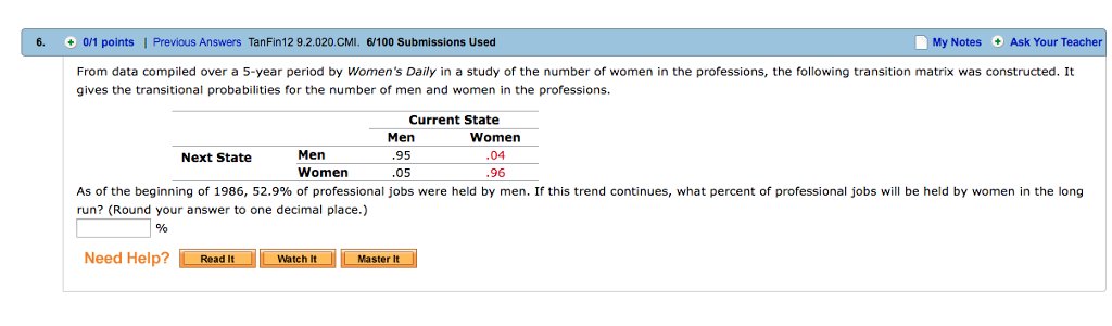 Solved 6. 0/1 points | Previous Answers TanFin12 | Chegg.com Solved 6. 0/1 points | Previous Answers TanFin12 | Chegg.com