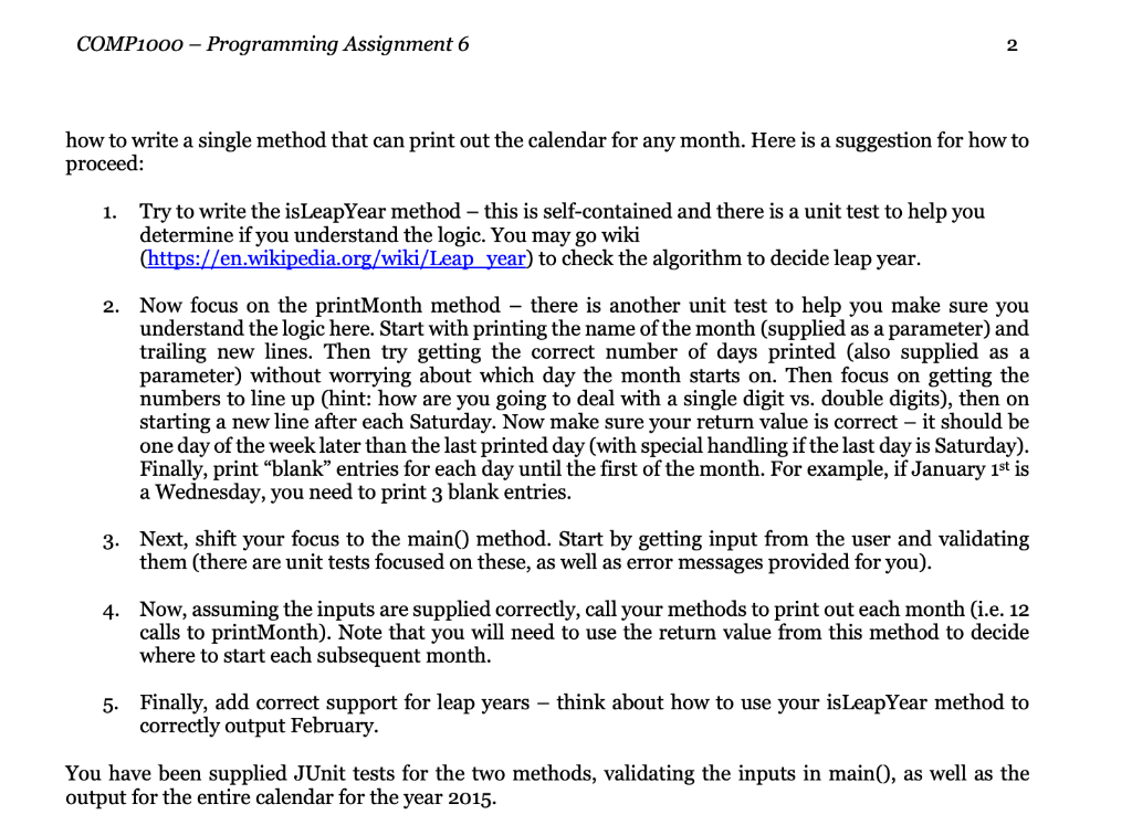 Solved Problem a (PA6a.java) Write a program to generate the | Chegg.com