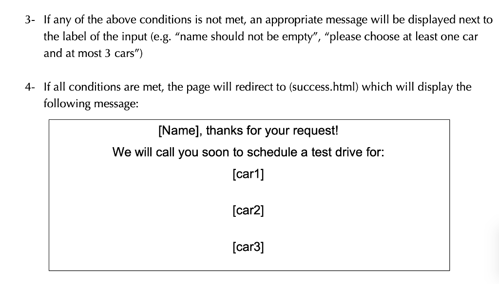 Solved Form Validation Using JavaScript Form validation is a | Chegg.com
