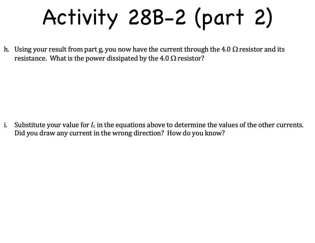 Solved Activity 28B-1 You want to determine the power | Chegg.com