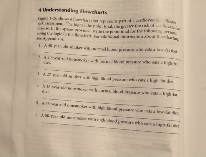 Solved 4 Understanding Flowcharts Figure 1-26 shows a | Chegg.com