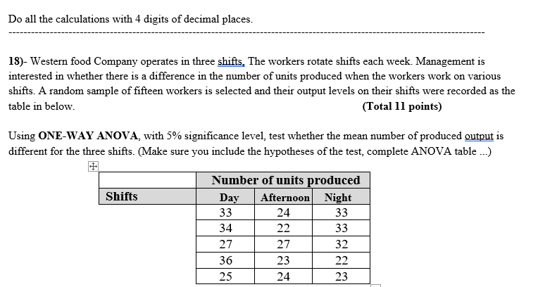 Solved Do ﻿all the calculations with 4 ﻿digits of ﻿decimal | Chegg.com