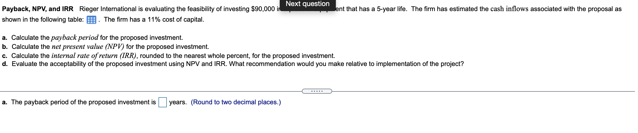 Solved Х Data table (Click on the icon located on the | Chegg.com