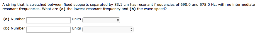 Solved A string that is stretched between fixed supports | Chegg.com
