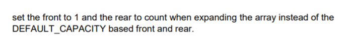 CircularArrayQueue.java This class represents a Queue | Chegg.com