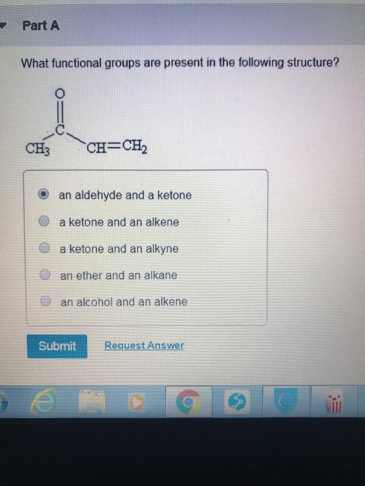 Solved PartA What functional groups are present in the | Chegg.com