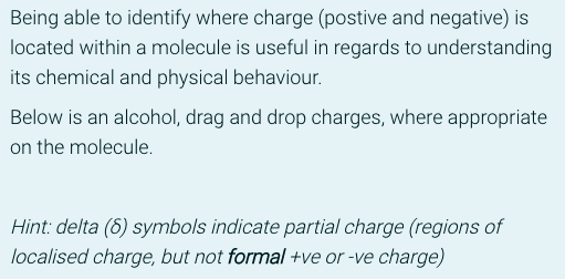 Solved Being able to identify where charge (postive and | Chegg.com