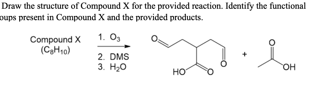 Solved Draw the structure of Compound \\( \\mathrm{X} \\) | Chegg.com
