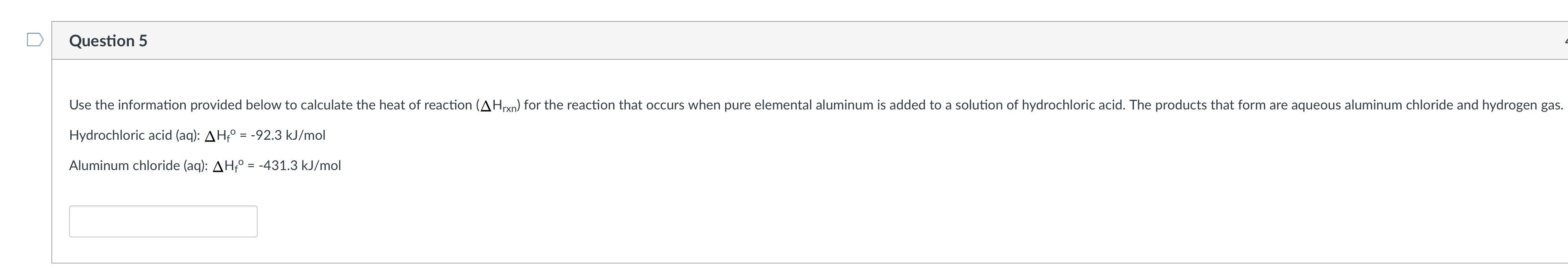 Solved Question 3 The molar heat of dissolution (AH | Chegg.com