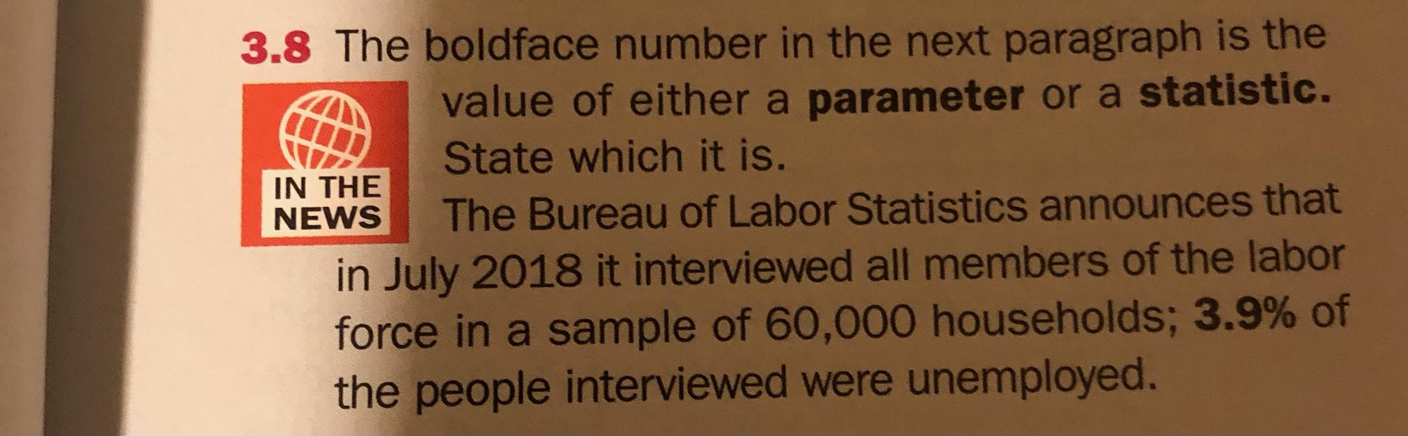 Solved 3.8 The boldface number in the next paragraph is the | Chegg.com