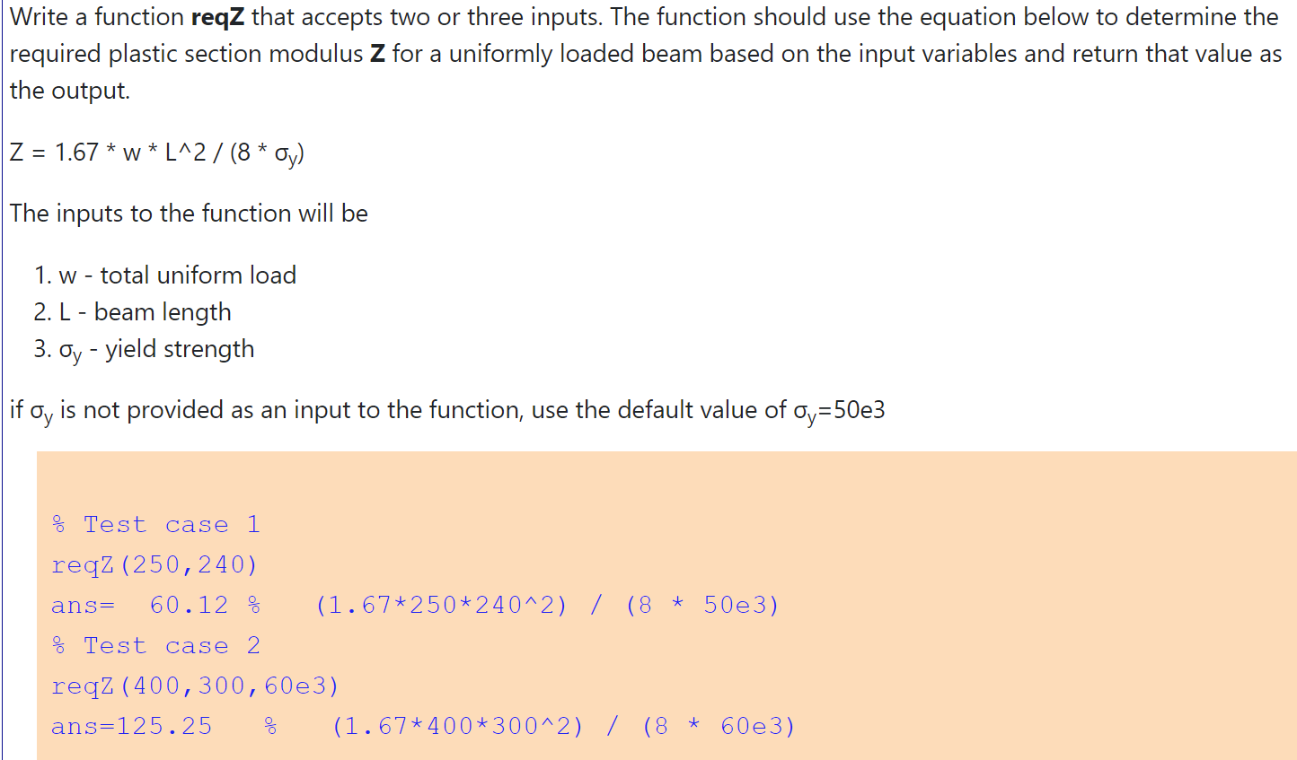 Solved Write a function reqZ that accepts two or three | Chegg.com