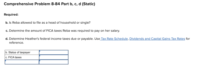 Solved Comprehensive Problem 8-84 (LO 8-1, LO 8-2, LO 8-3, | Chegg.com