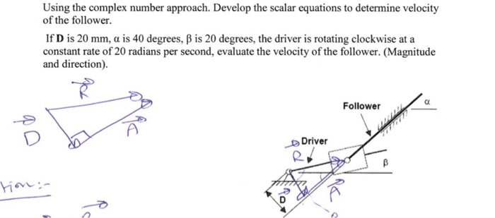 Using the complex number approach. Develop the scalar | Chegg.com