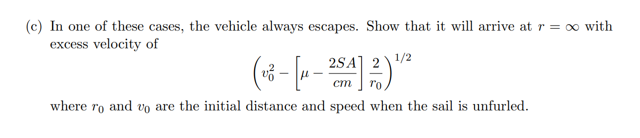 Solved 8. A spaceship consist of a payload m and a large | Chegg.com