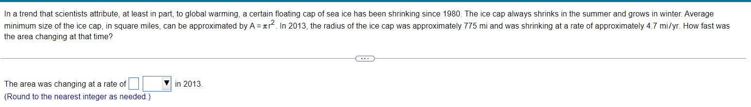 Solved the area changing at that time? The area was changing | Chegg.com