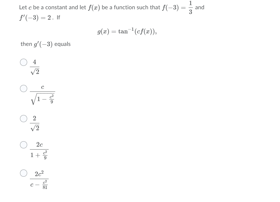 Solved Suppose that f and g are one-to-one differentiable | Chegg.com