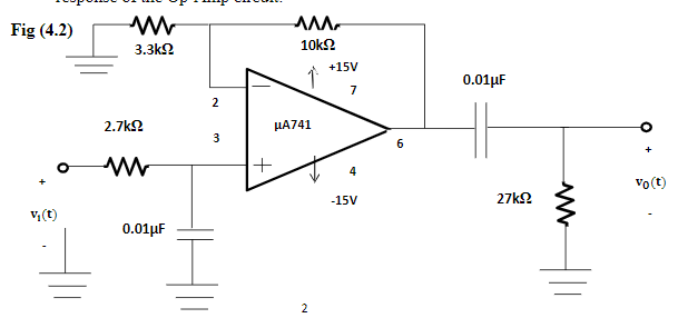 Step 3: Use Multisim to plot the magnitude in dB and | Chegg.com