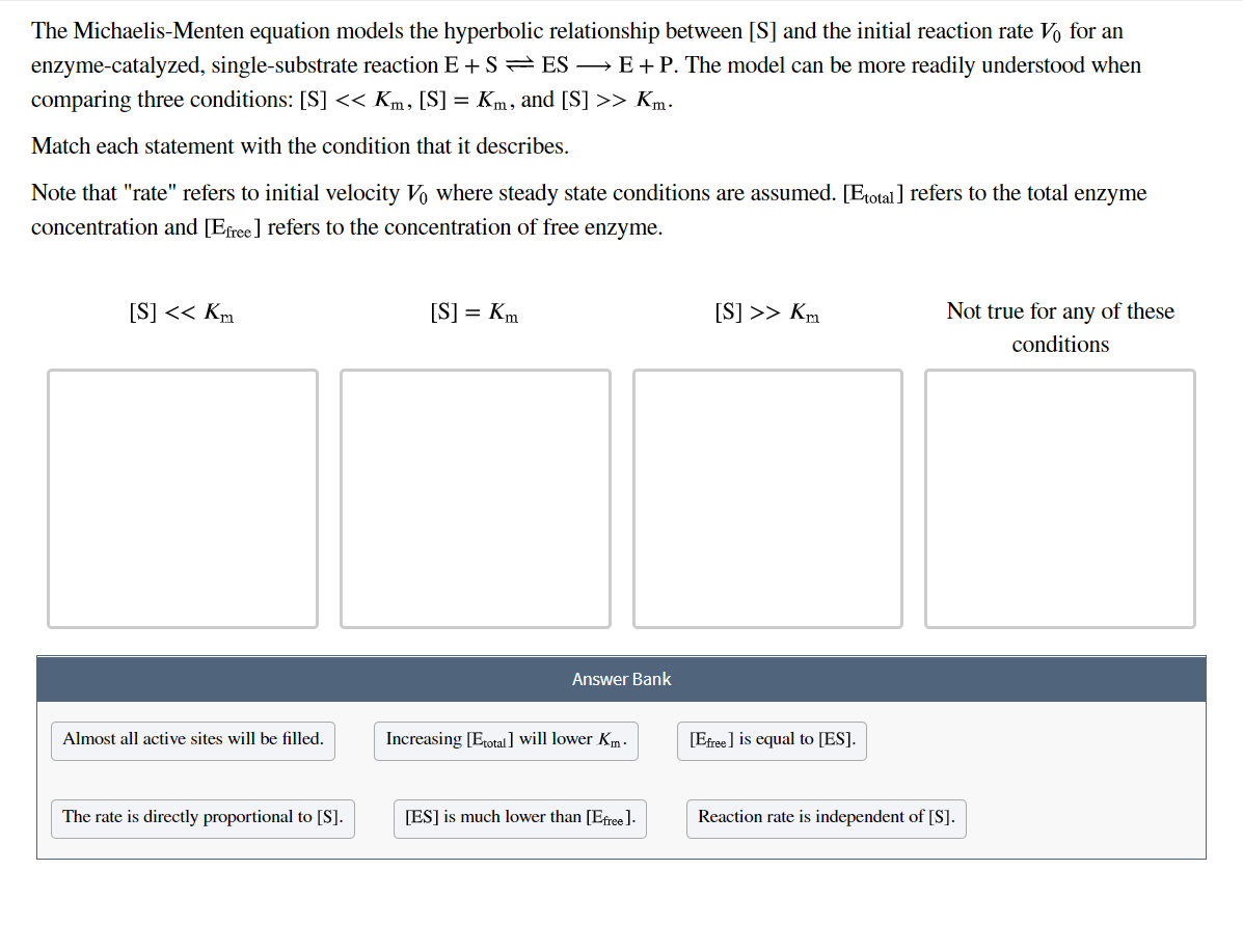 Solved Match each statement with the condition that it | Chegg.com