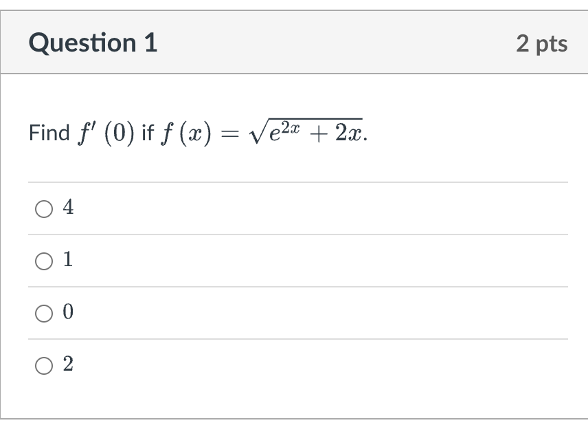 Solved Find f′(1) if f(x)=ln(4x3+x) 58 518 513 523If | Chegg.com