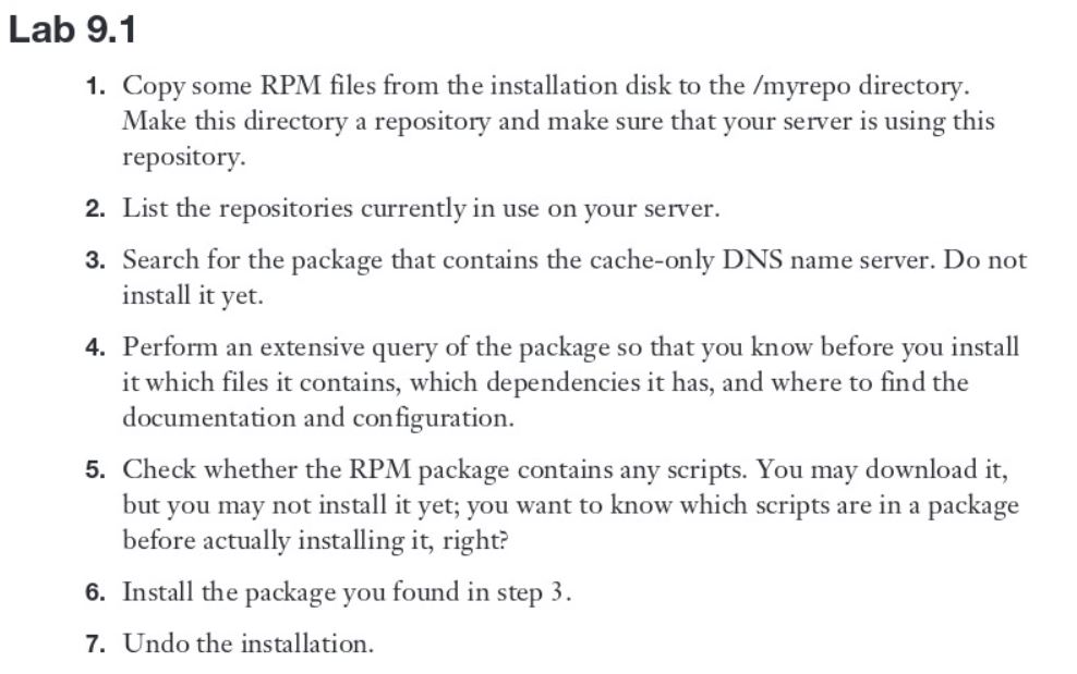 Solved 1. Copy some RPM files from the installation disk to | Chegg.com
