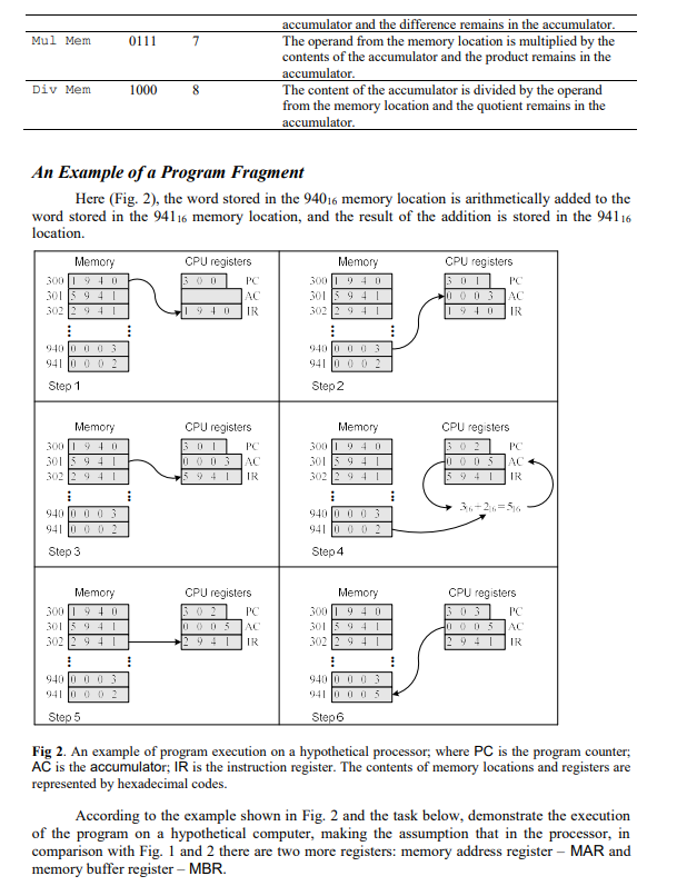 The characteristics of a hypothetical CPU are shown | Chegg.com