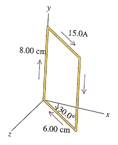 Solved The rectangular wire in the figure rotates with | Chegg.com