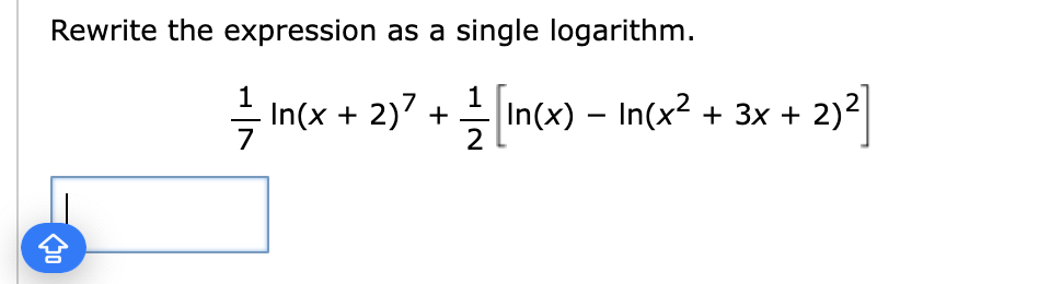 Solved Rewrite the expression as a single | Chegg.com