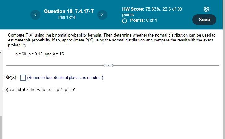 Solved Compute P(X) using the binomial probability formula. | Chegg.com