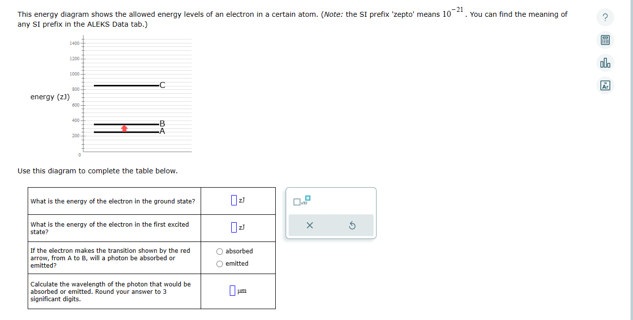 Solved This energy diagram shows the allowed energy levels | Chegg.com