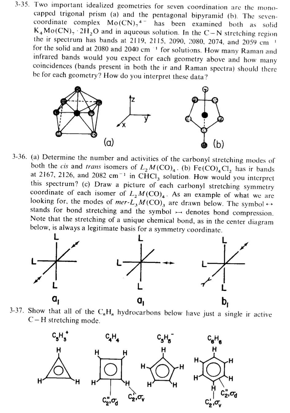 Solved 3-35. Two important idealized geometries for seven | Chegg.com