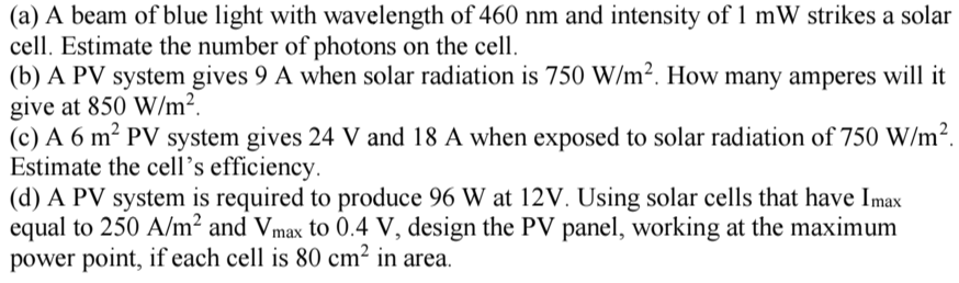 Solved (a) A beam of blue light with wavelength of 460 nm | Chegg.com