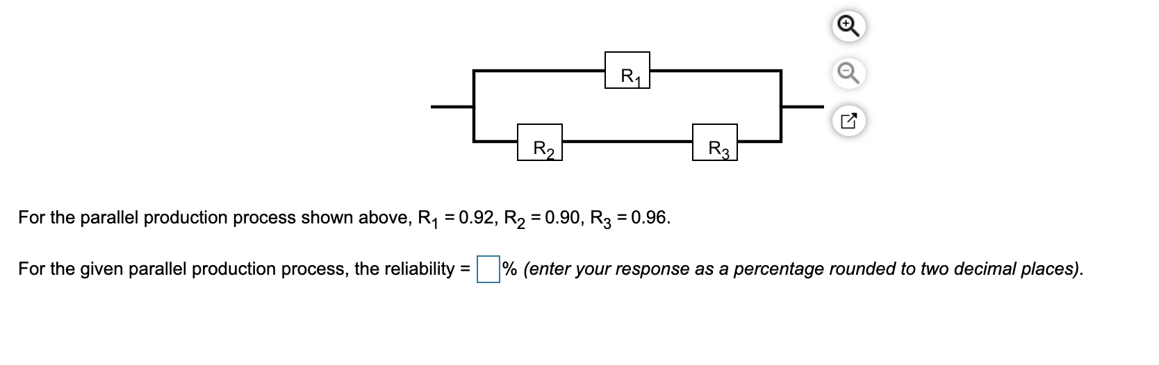 Solved R2 For the parallel production process shown above, | Chegg.com