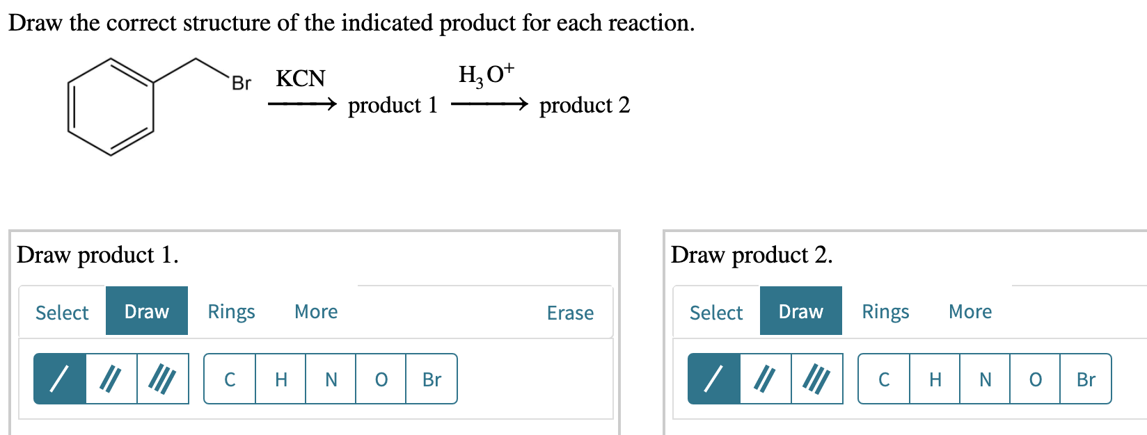 Solved Draw the correct structure of the indicated product | Chegg.com