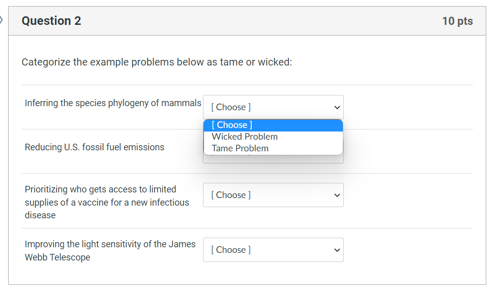 Solved All the questions have the same options. Can you | Chegg.com