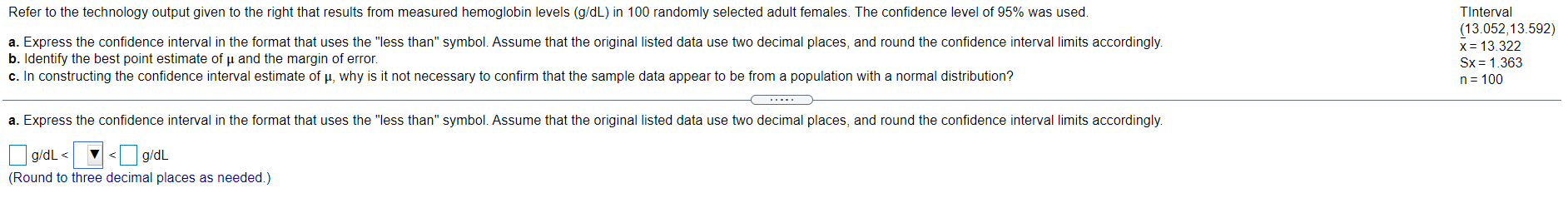 Solved Refer to the technology output given to the right | Chegg.com