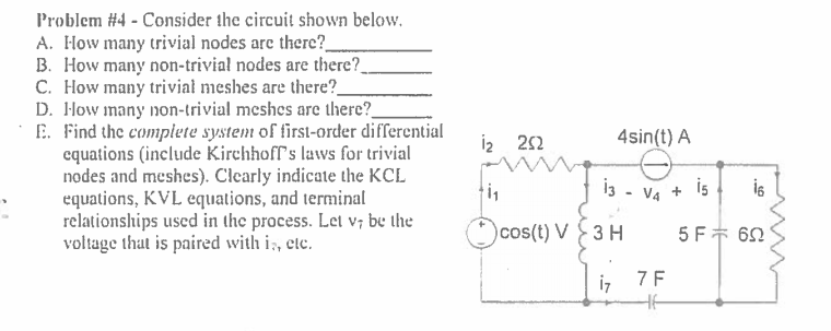 Solved Problem #4 - Consider the circuit shown below. A. How | Chegg.com