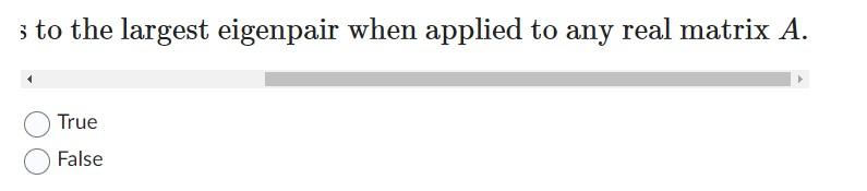 Solved Power iteration converges to the largest eigenpair | Chegg.com