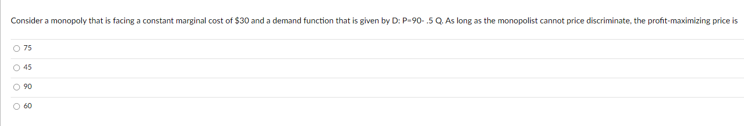 Solved 75 45 90 60 | Chegg.com
