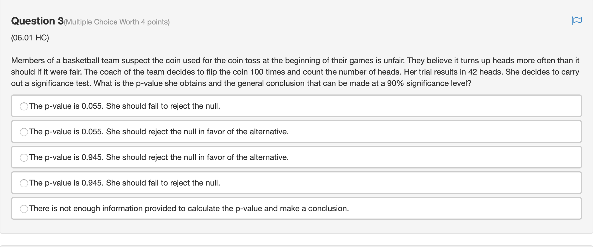 Solved Question 3(Multiple Choice Worth 4 points) (06.01 HC) | Chegg.com