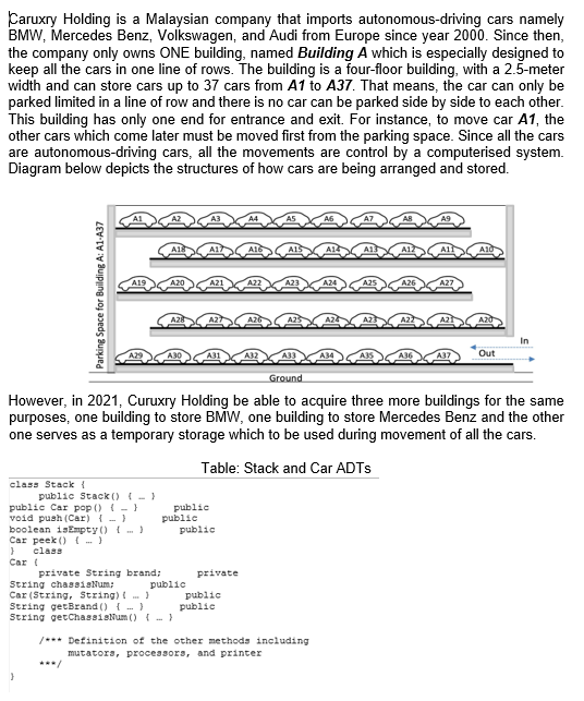 To simulate the car’s movement process, based on the | Chegg.com