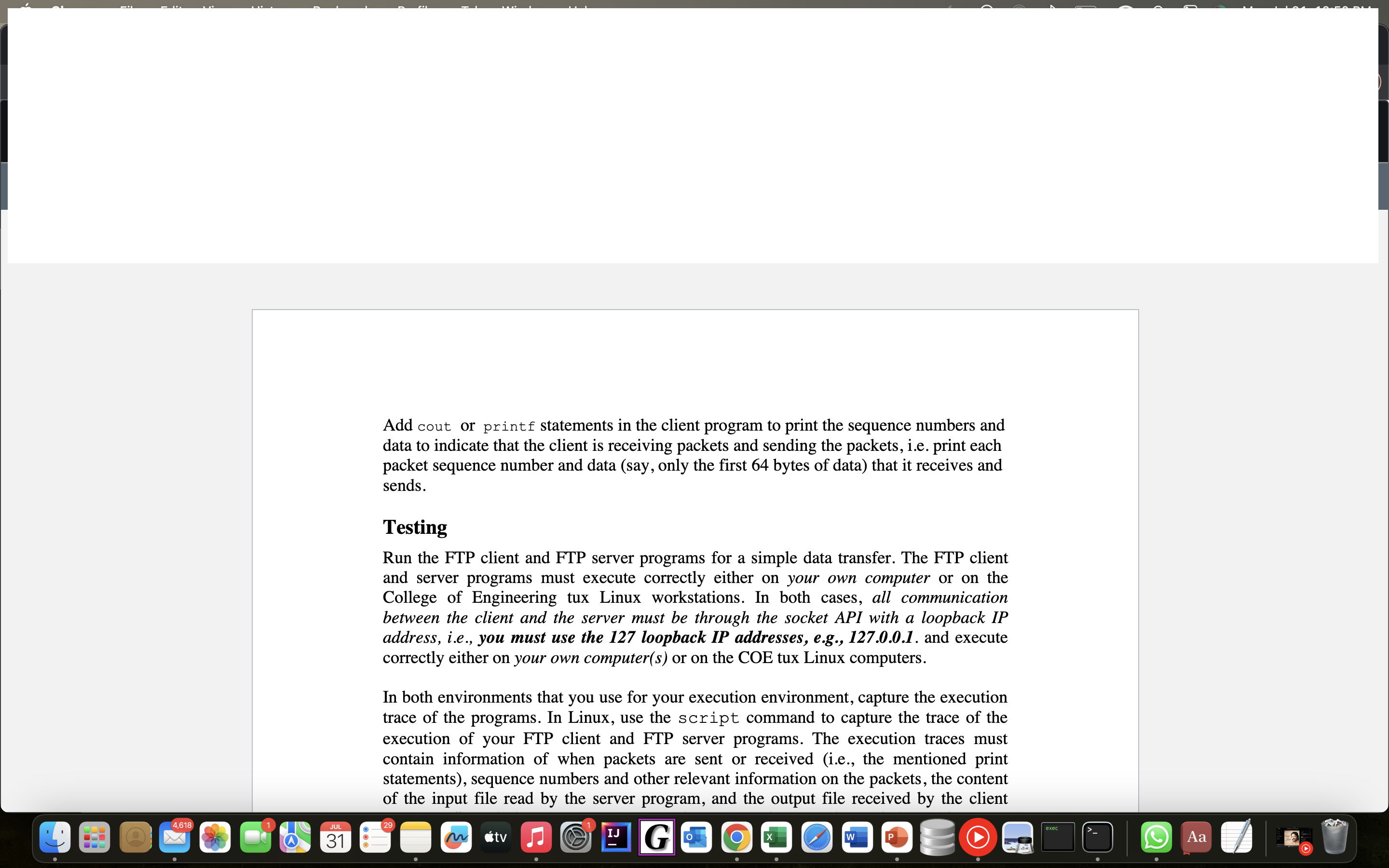 Solved Figure 1. Overview of the Software Components The FTP | Chegg.com