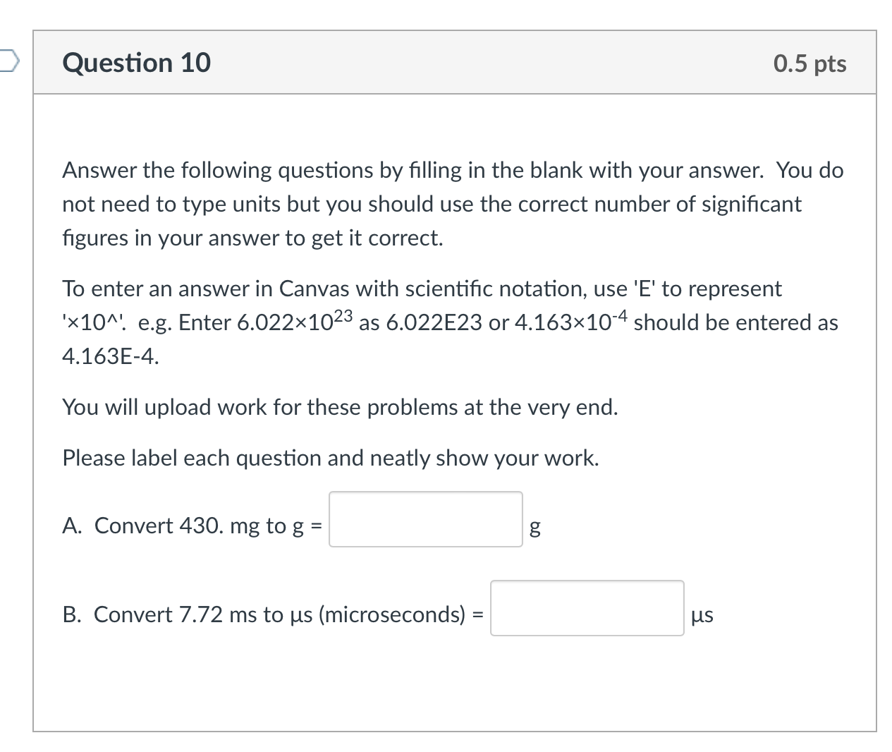 Solved Question 10Answer the following questions by filling | Chegg.com