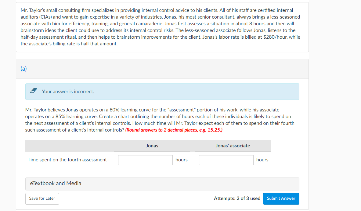 Solved Mr. Taylor's small consulting firm specializes in | Chegg.com