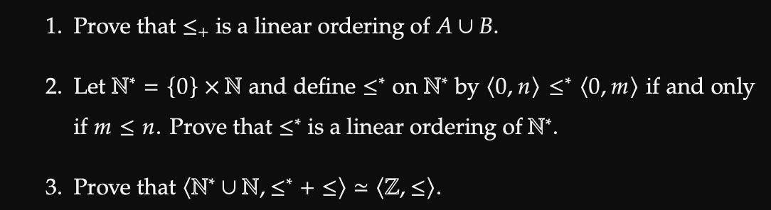 Solved Problem 9. Let ≤A,≤B be two weak linear orderings of | Chegg.com