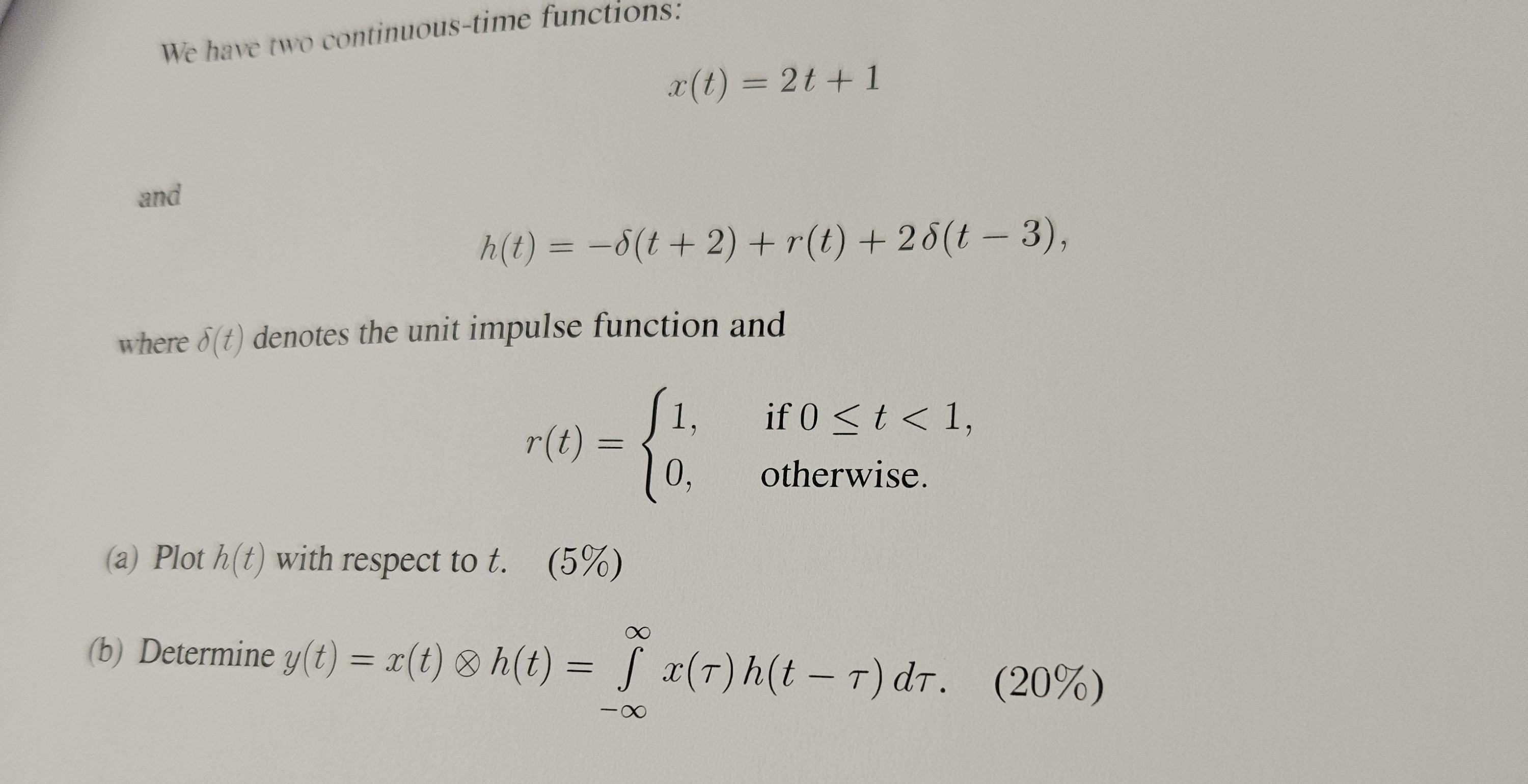 Solved We have two continuous-time | Chegg.com