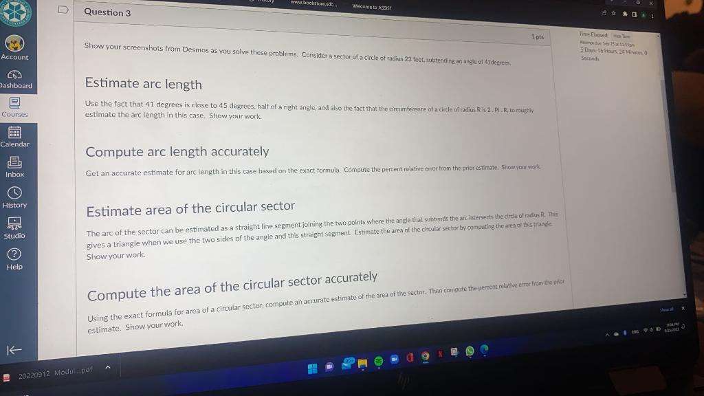 Solved Show your screenshots from Desmo Use the fact that 41 | Chegg.com