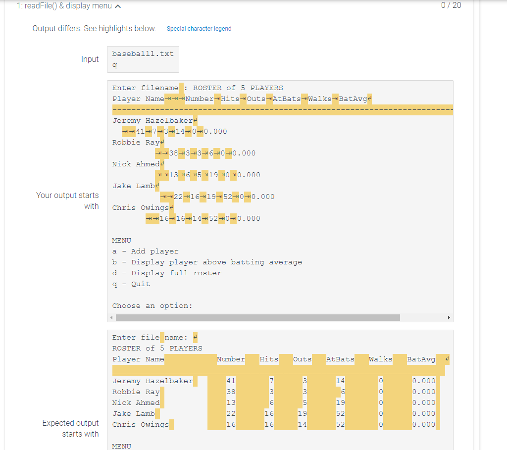 Solved This program will store roster and player information | Chegg.com