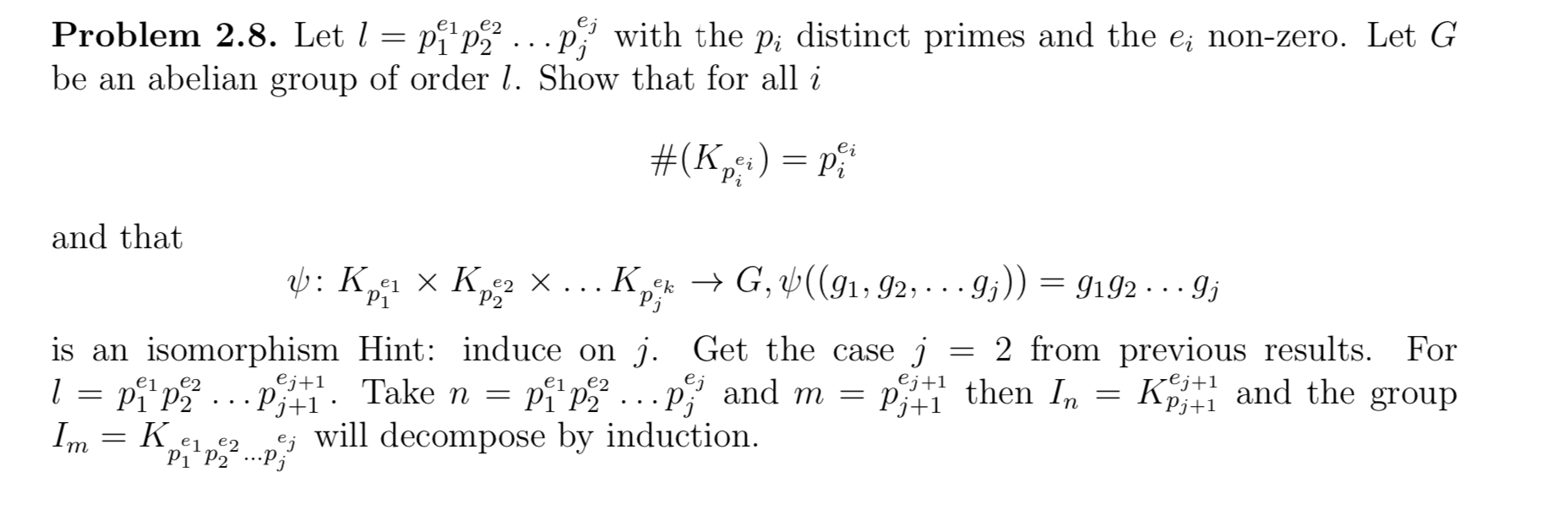 Solved ei e2 = Problem 2.8. Let I = pifpo...p with the pi | Chegg.com
