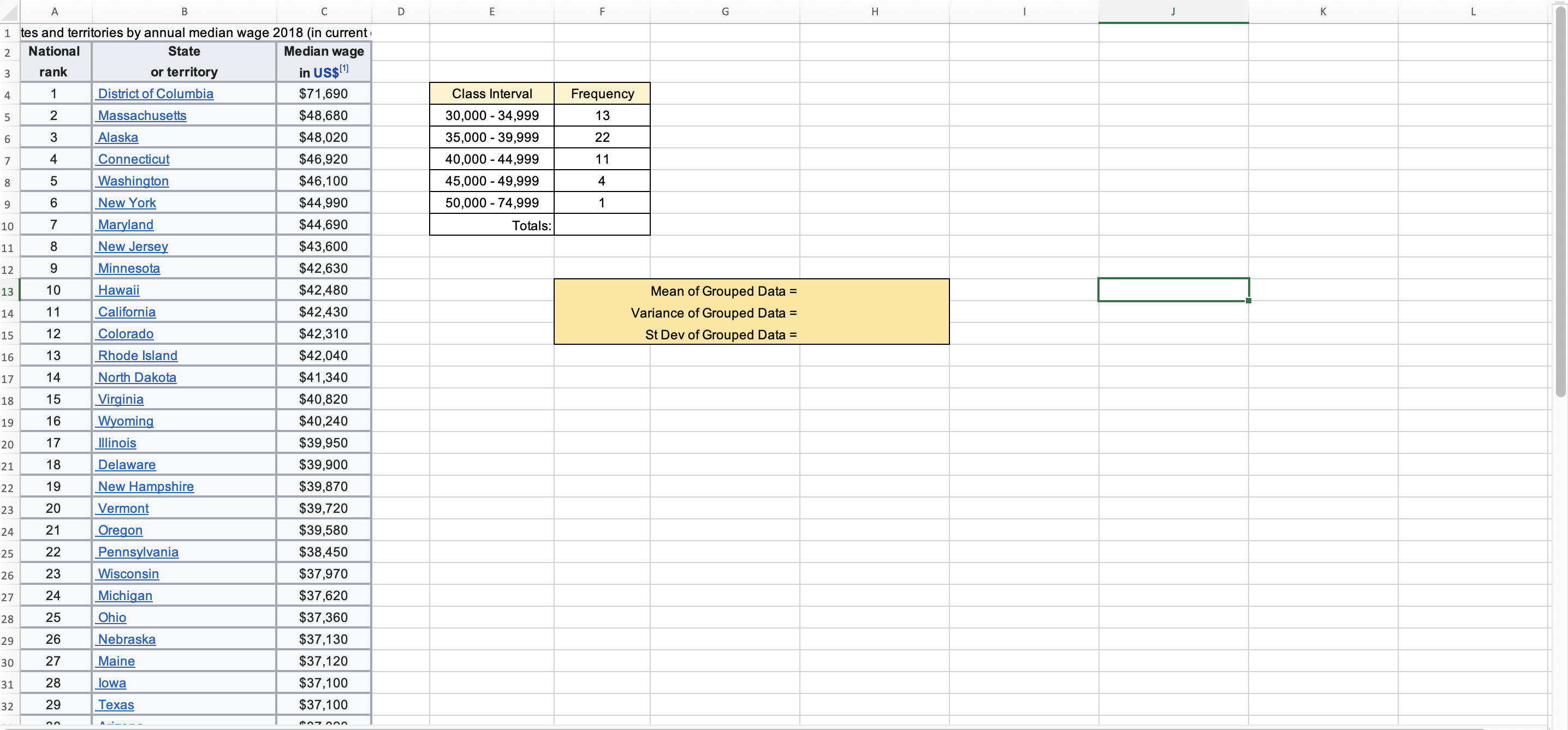Solved For this problem, open the Excel file and find the | Chegg.com