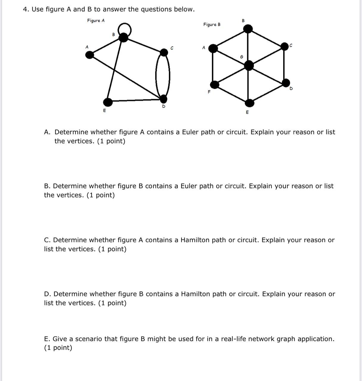 Solved 4. Use figure A and B to answer the questions below. | Chegg.com
